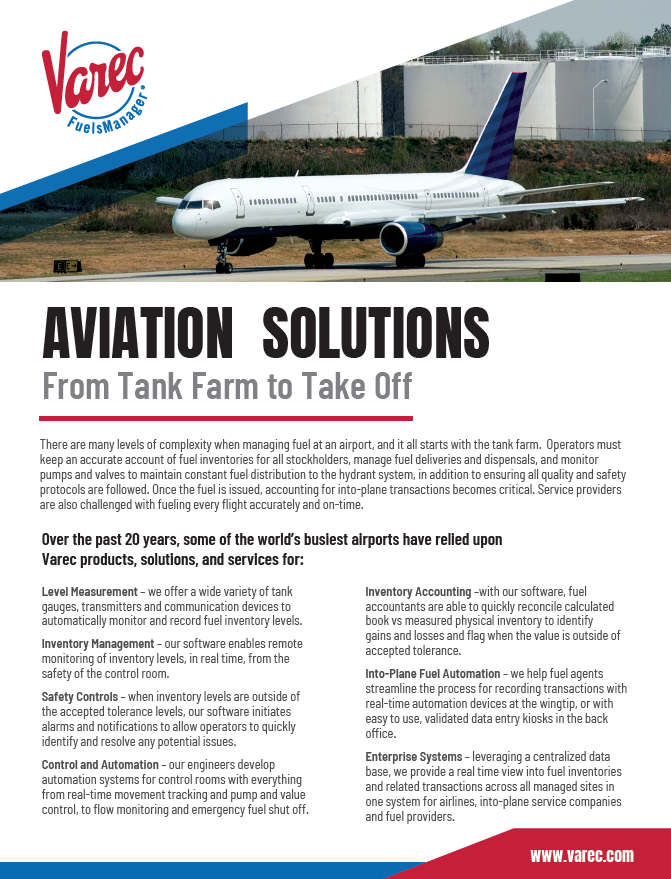 Aviation Solutions Overview | Varec