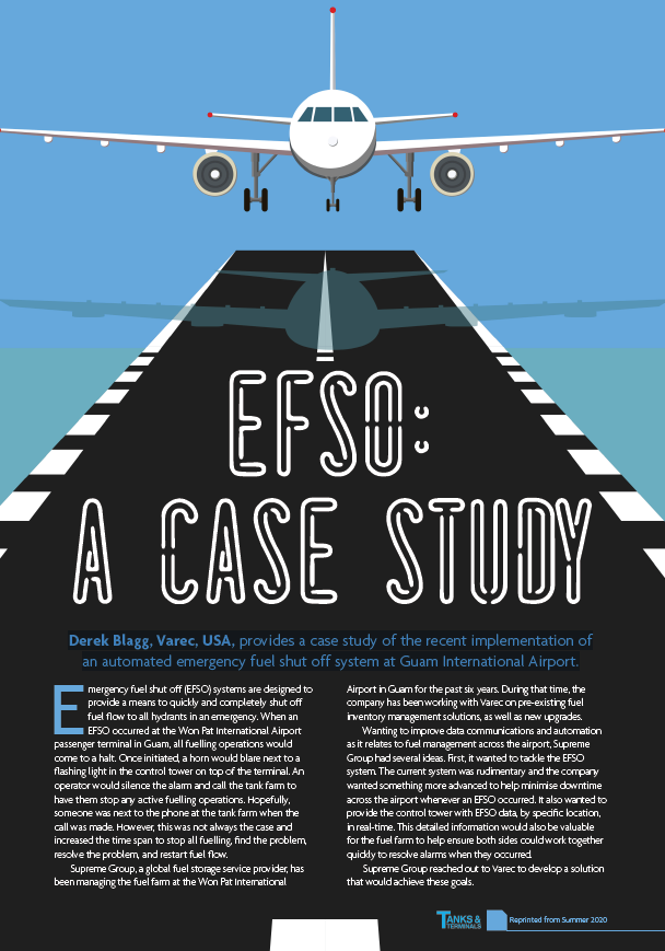 Tanks and Terminals Summer 2020 - EFSO: A Case Study | Varec