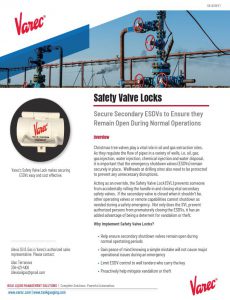 Safety Valve Locks | Varec